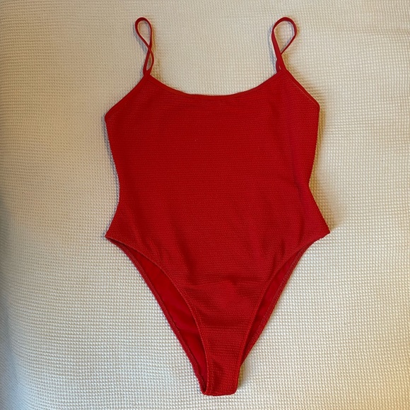 PacSun | Swim | Pacsun Eco Red Cora Scrunch One Piece Swimsuit Large ...
